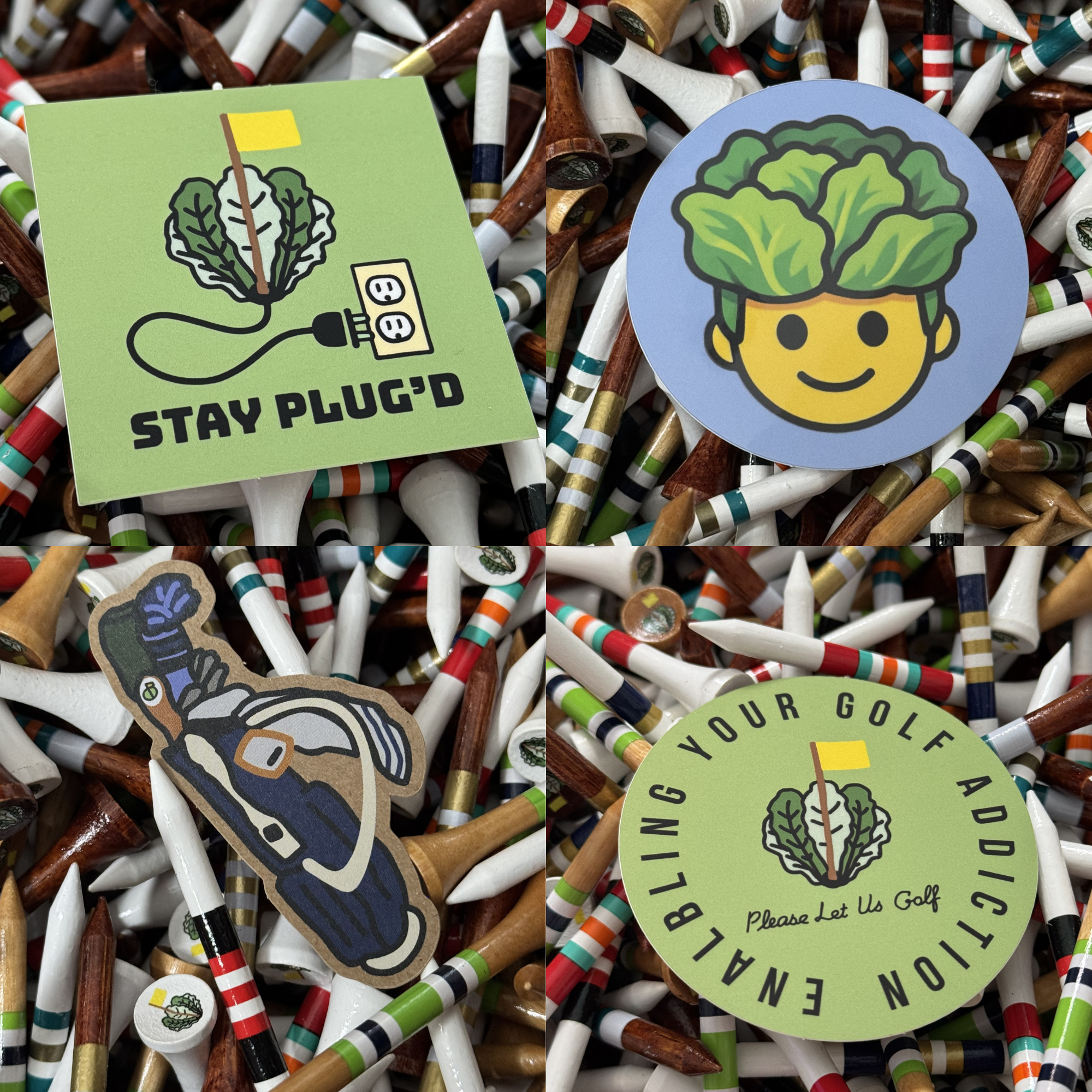 Stickers – Please Let Us Golf - The Shop
